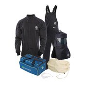 Enespro ArcGuard 40 Cal Arc Flash Jacket & Bib Kit with Standard Hood ...