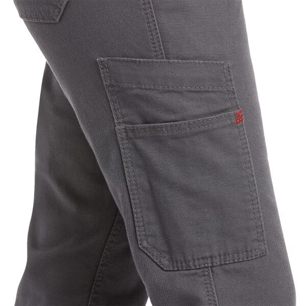 FR Stretch DuraLight Canvas Stackable Straight Leg Pant in Iron Gray