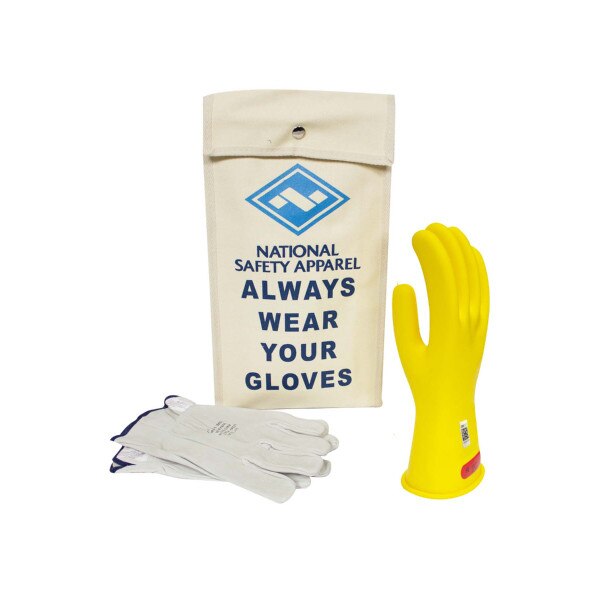 Glove Kit, 11-inch Class 0 Rubber Voltage Gloves