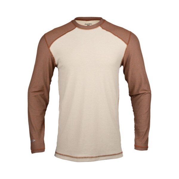 Pro Dry Tech LS Shirt in Khaki-Rust